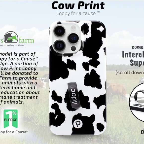 Loopy Case | Other | Cow Print Loopy Case | Poshmark